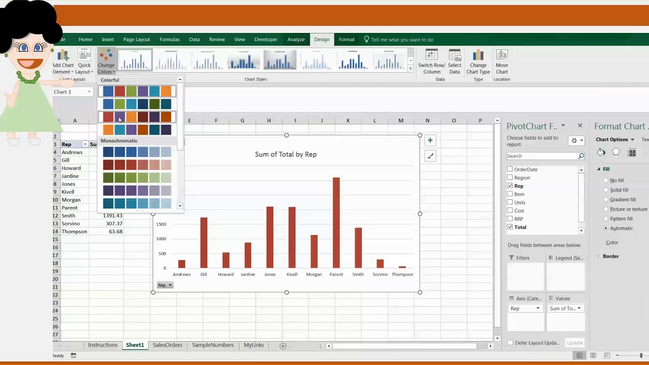 EXCEL: Create Charts, Graphs, Visuals for your data - YouTube