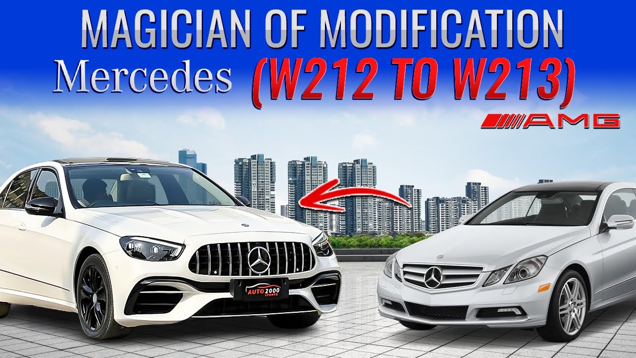 Mercedes E Class W212 2009 Face uplift To W213 AMG 2023 | Mercedes ...
