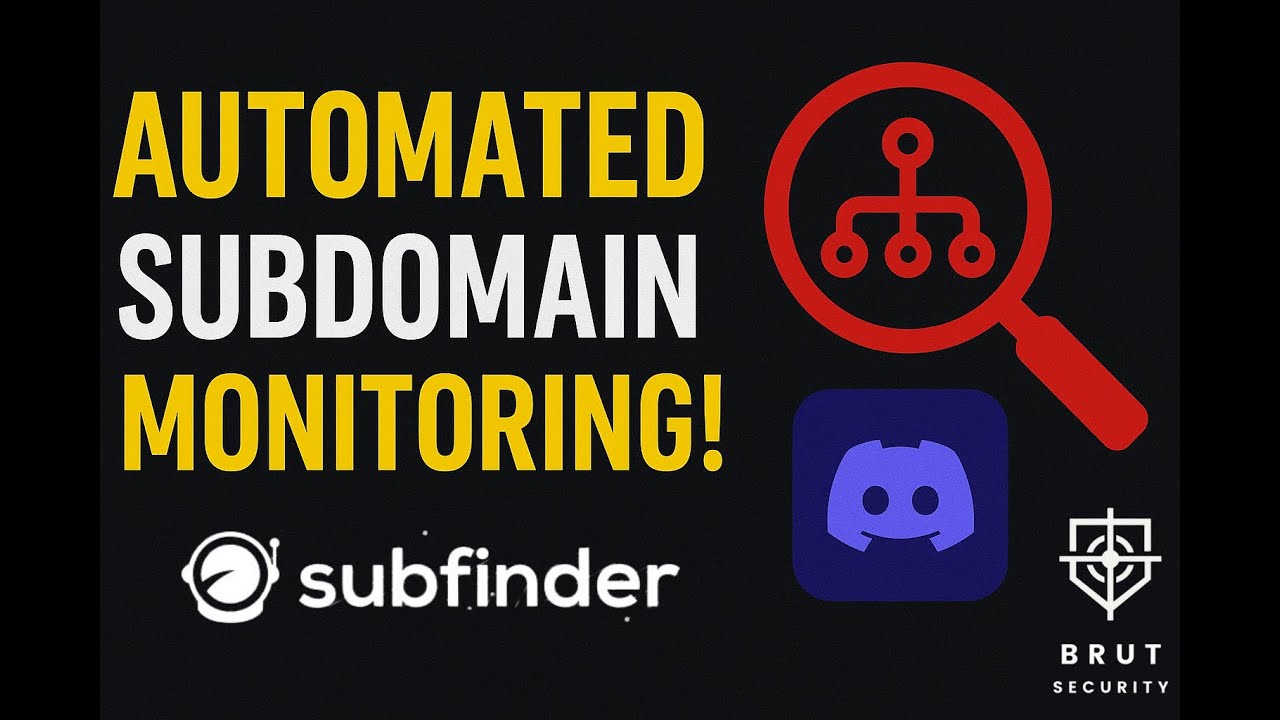 🚨 New Subdomain Monitoring Tool for Bug Bounty Hunters! | Brut Security - YouTube