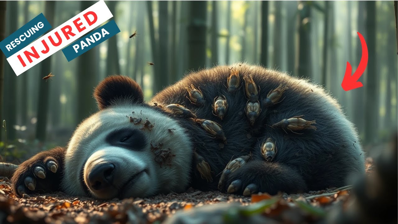 Rescuing a Sick & Injured Panda A Heartwarming Wildlife Recovery Story ...