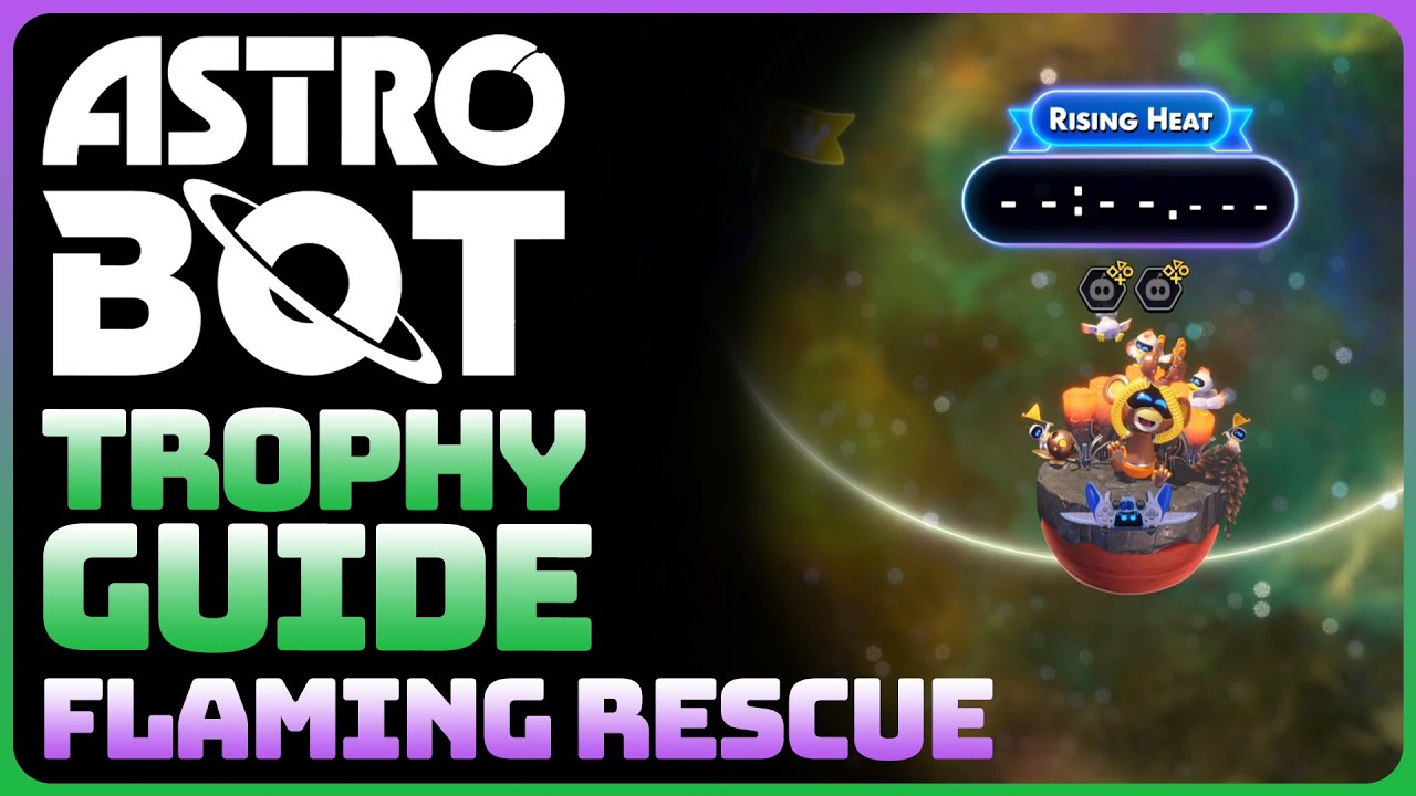 Astro Bot - Stellar Speedway: Rising Heat (Flaming Rescue || Trophy ...