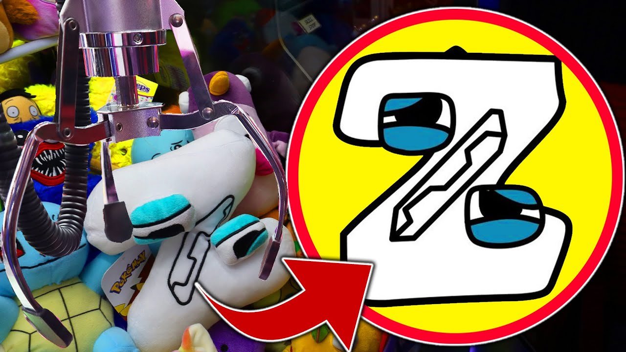 Alphabet Lore Z LOCKED Inside Claw Machine - YouTube