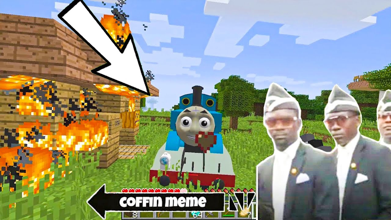 I found Worm Thomas Tank Engine in Minecraft - Coffin Meme - YouTube