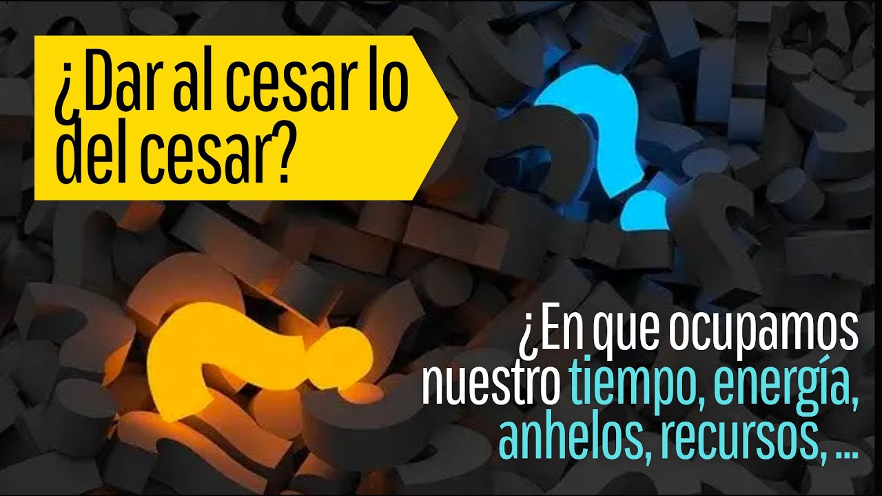 ¿Qué significa dar al cesar lo del cesar? - YouTube
