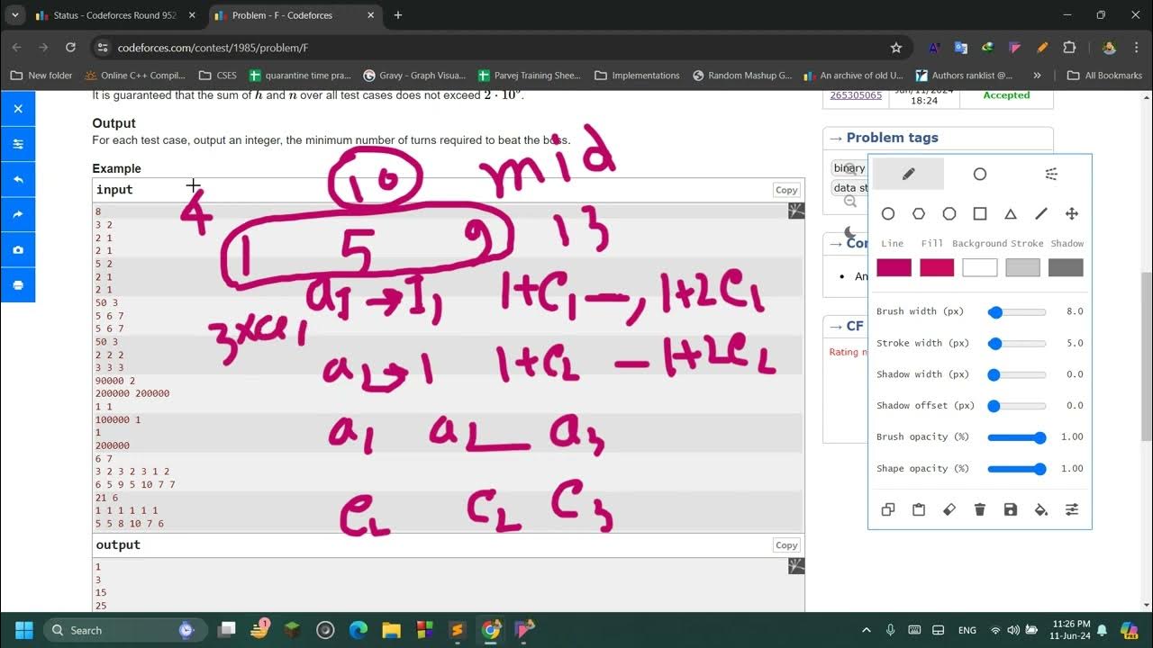 F. Final Boss | Codeforces Round 952 (Div. 4) - YouTube