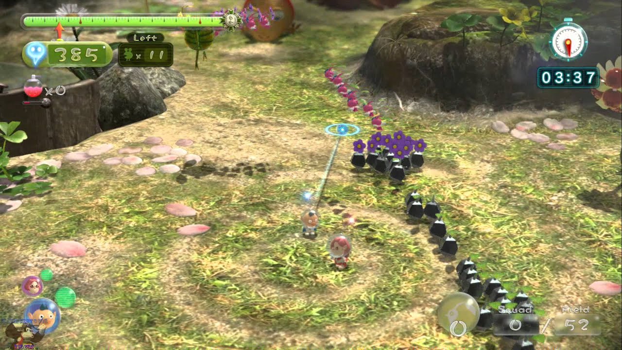 Pikmin 3 - Battle Enemies - Stage 7: Garden of Hope - 1280 [Platinum ...