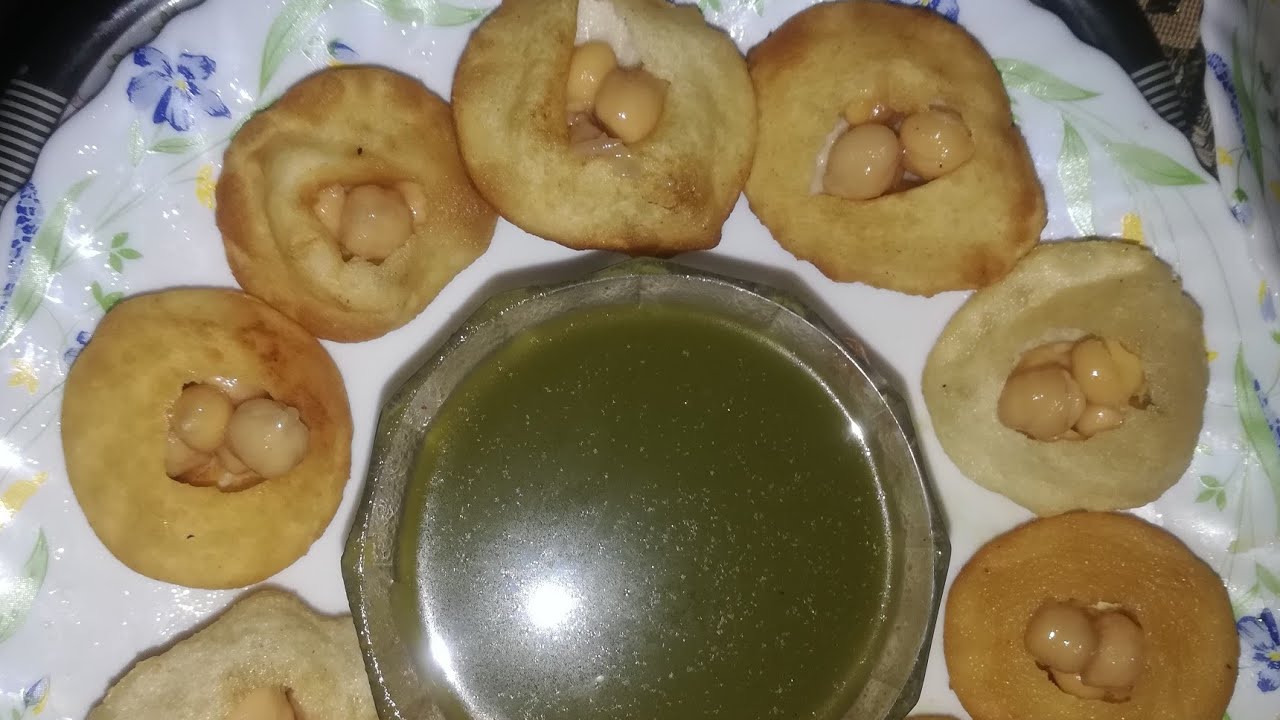 Pani puri gol gapy complete recipe - YouTube