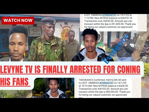 Levyne Tv finally arrested for Coning his fans on YouTube. - YouTube
