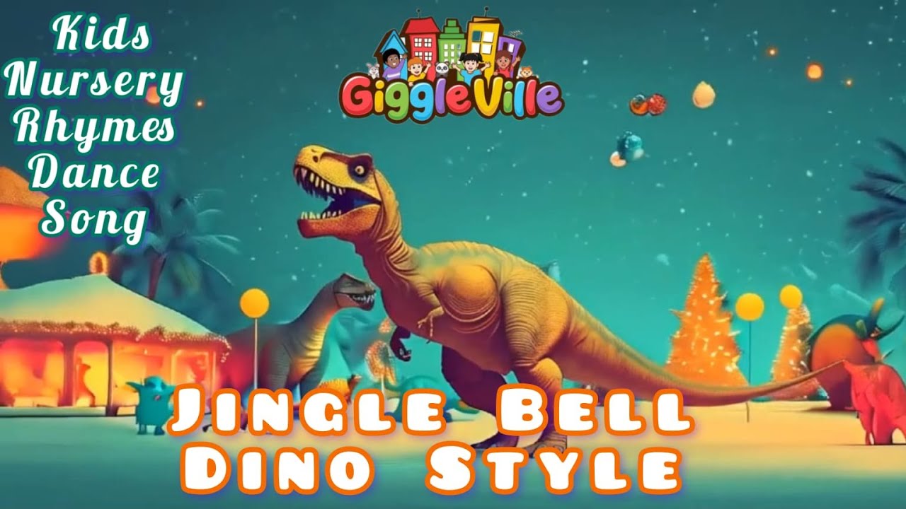 Jingle All the Way - Dino Style! 🦖🎅 | Fun Christmas Nursery Rhyme for ...