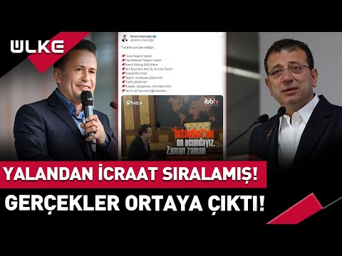 Ekrem İmamoğlu'nun Yalanlarını Tek Tek Deşifre Etti!