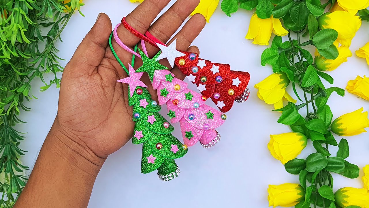 Most Beautiful Christmas Mini Tree | How To Make a 3D Christmas Tree ...