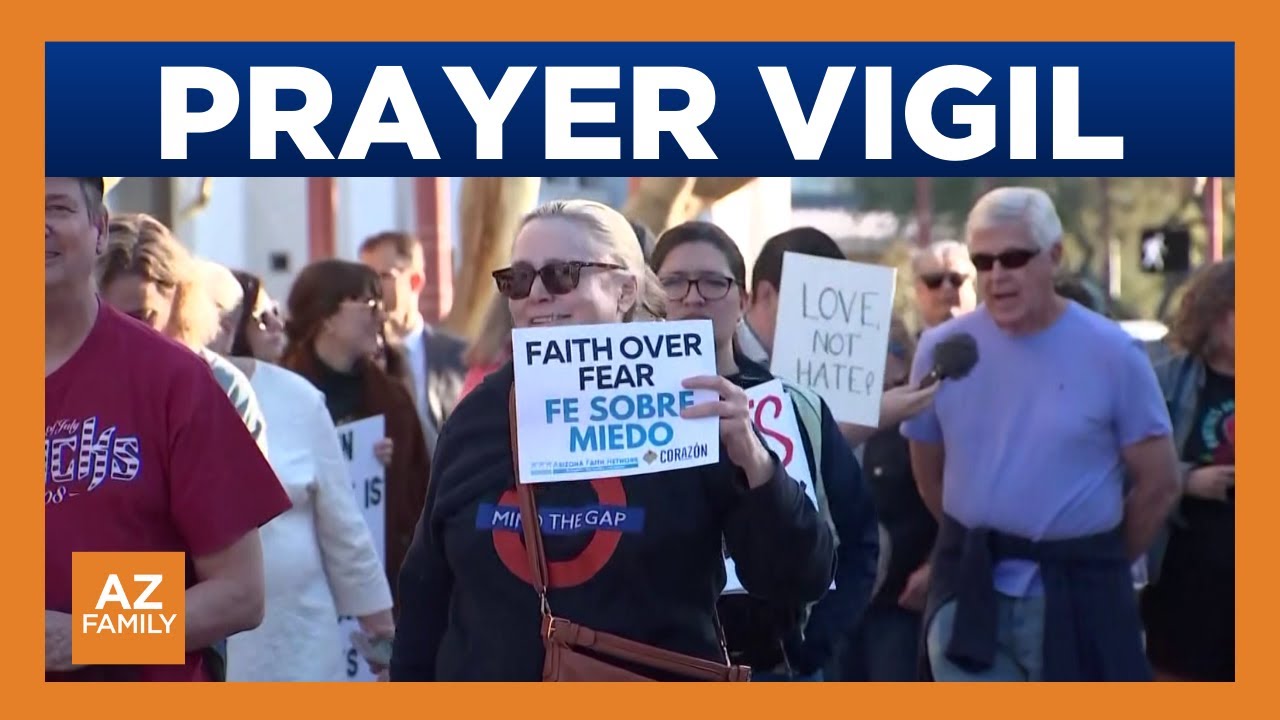 Prayer vigil held outside ICE field office in Phoenix in response to ...