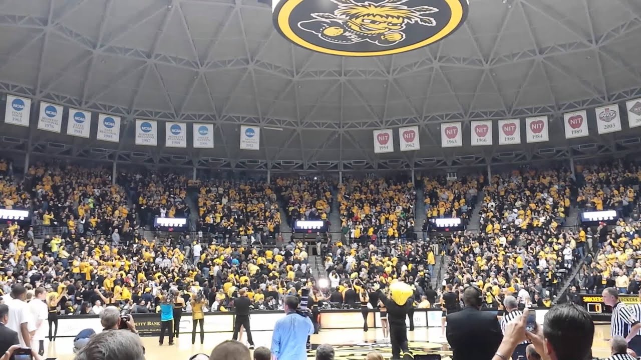 The Final Four Banner Unveiled at Koch Arena - YouTube