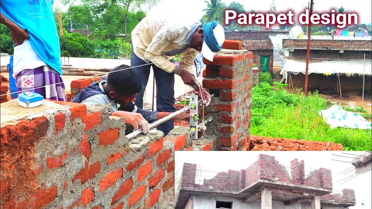 Beautiful Parapet Wall Design Brick Work | Latest Parapet Design 2023 ...