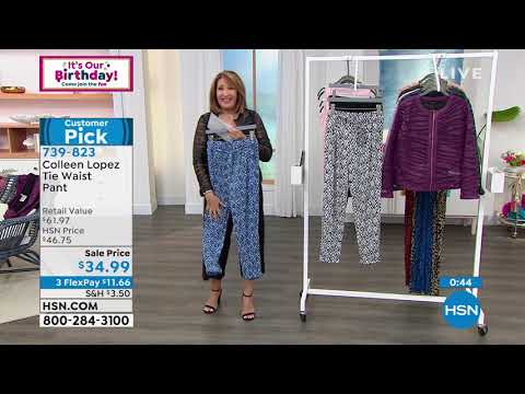 Colleen Lopez Tie Waist Pant