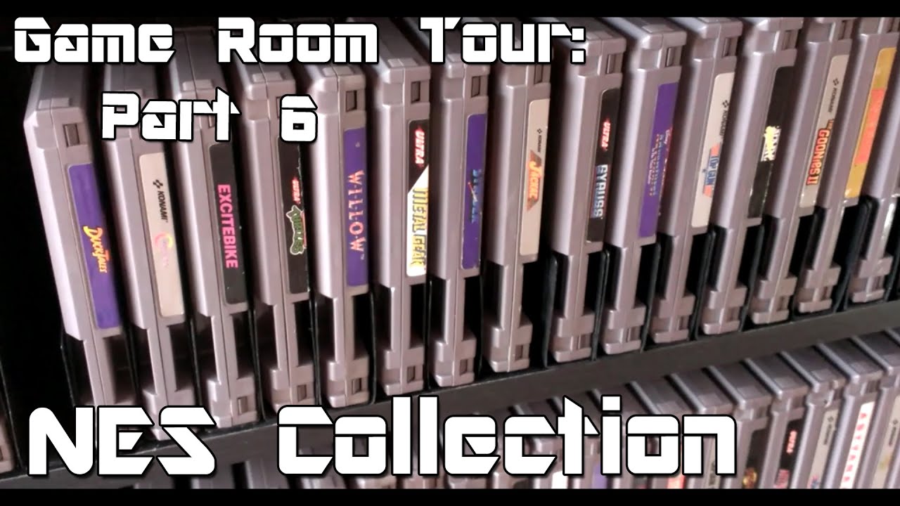 Game Room Tour: Part 6 "NES Collection" Video Game Collecting - YouTube