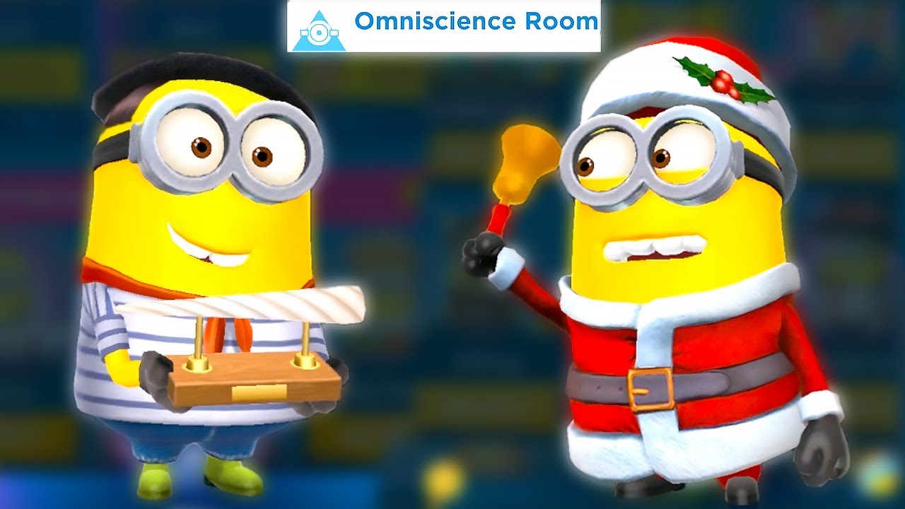Despicable Me: Minion rush Nico and Santa Minions in Omniscience Room ...