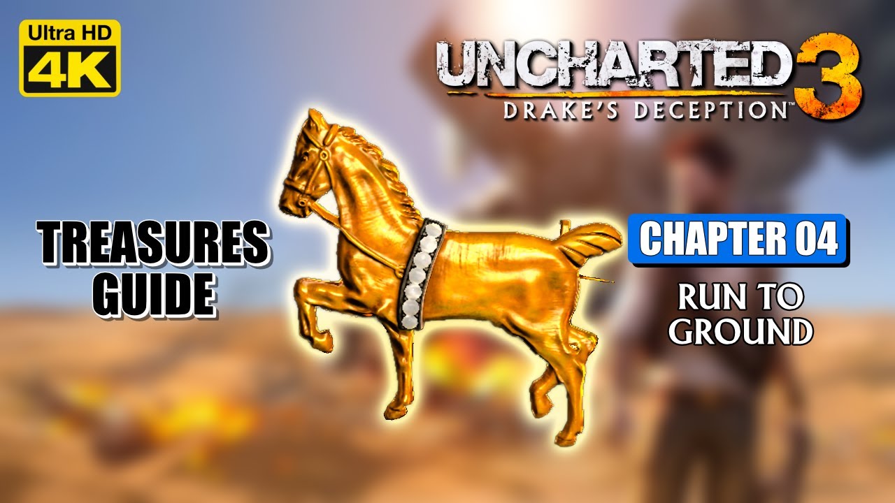 UNCHARTED 3: DRAKE'S DECEPTION TREASURES GUIDE | CH 04 - RUN TO GROUND ...