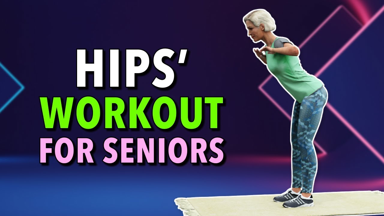 15-Min Workout for Seniors - Get Relief For Stiff Hips - YouTube
