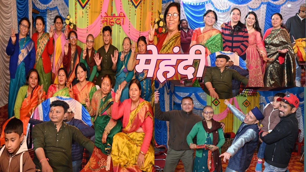 pahadi shadi //bhotiya reeti riwaj ke shat mahila sangeet - YouTube