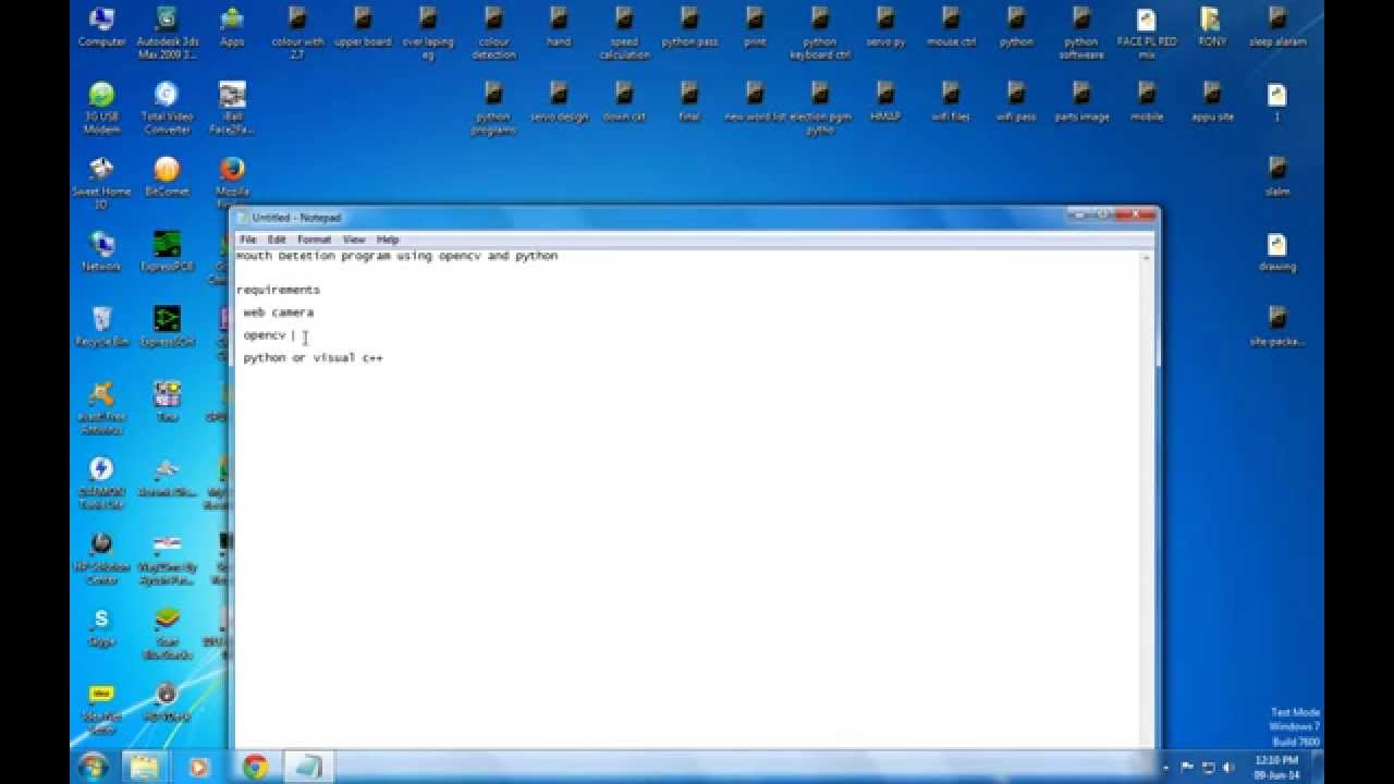 Mouth Detection Using Opencv And Python Youtube