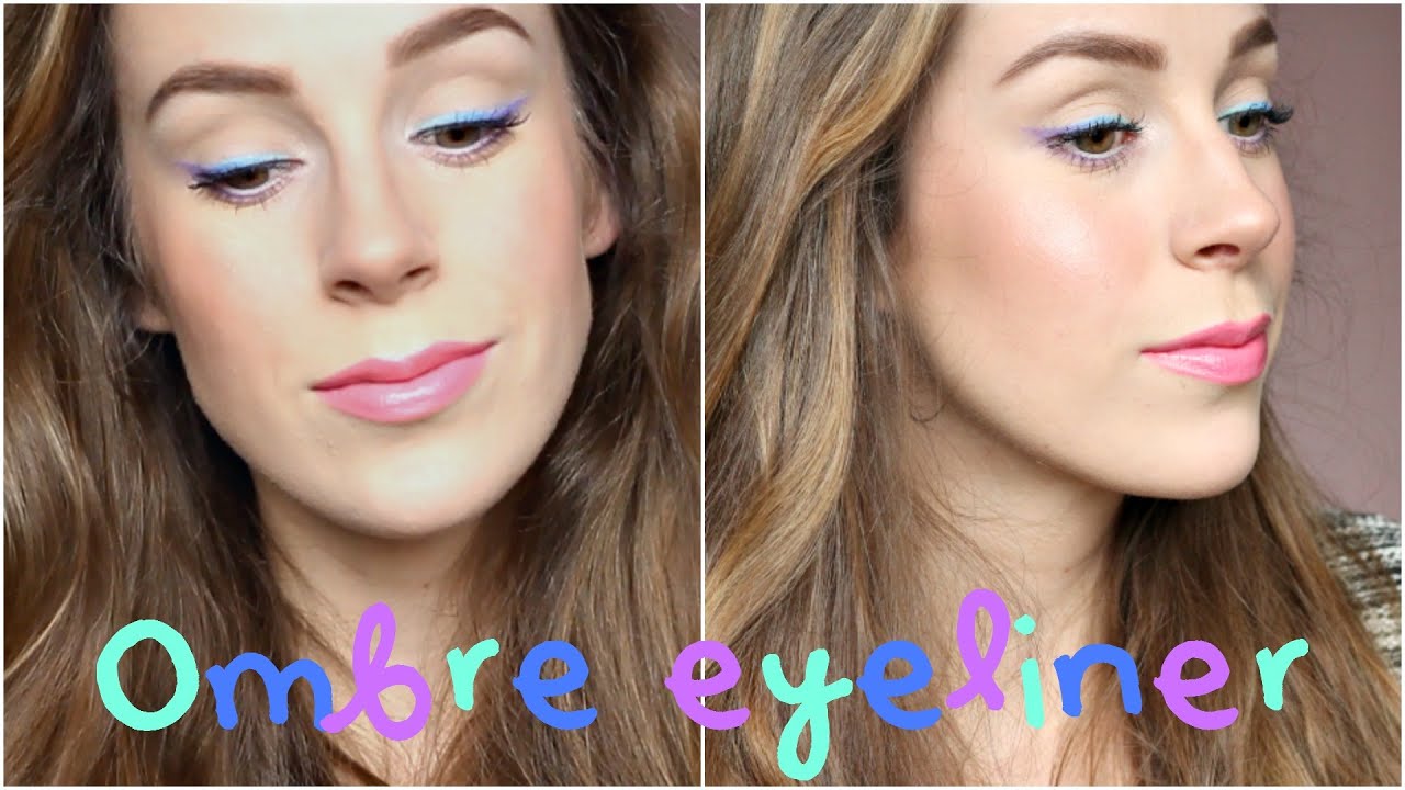 Ombre eyeliner tutorial - YouTube