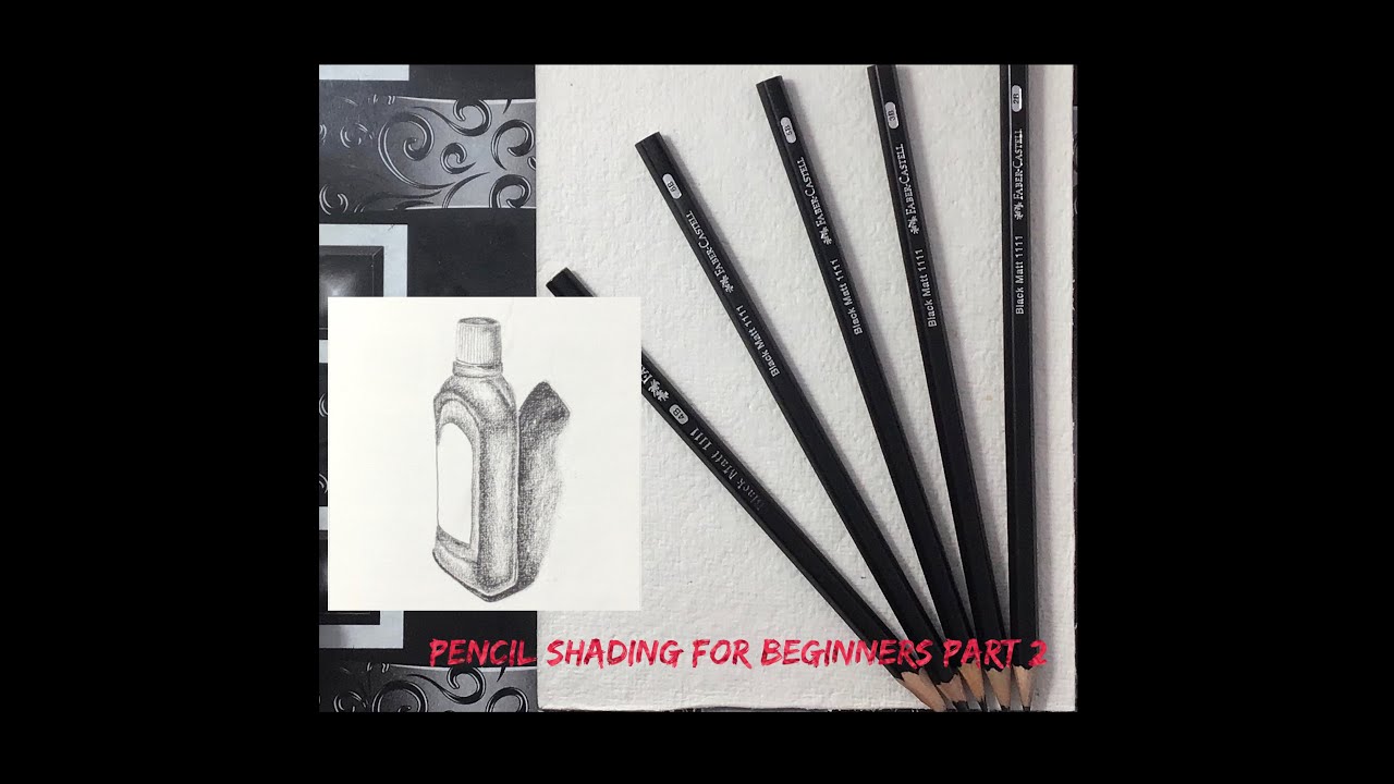 Pencil Shading Part 2 Bottle l Pencil shading for beginners l LIVAZ ART ...