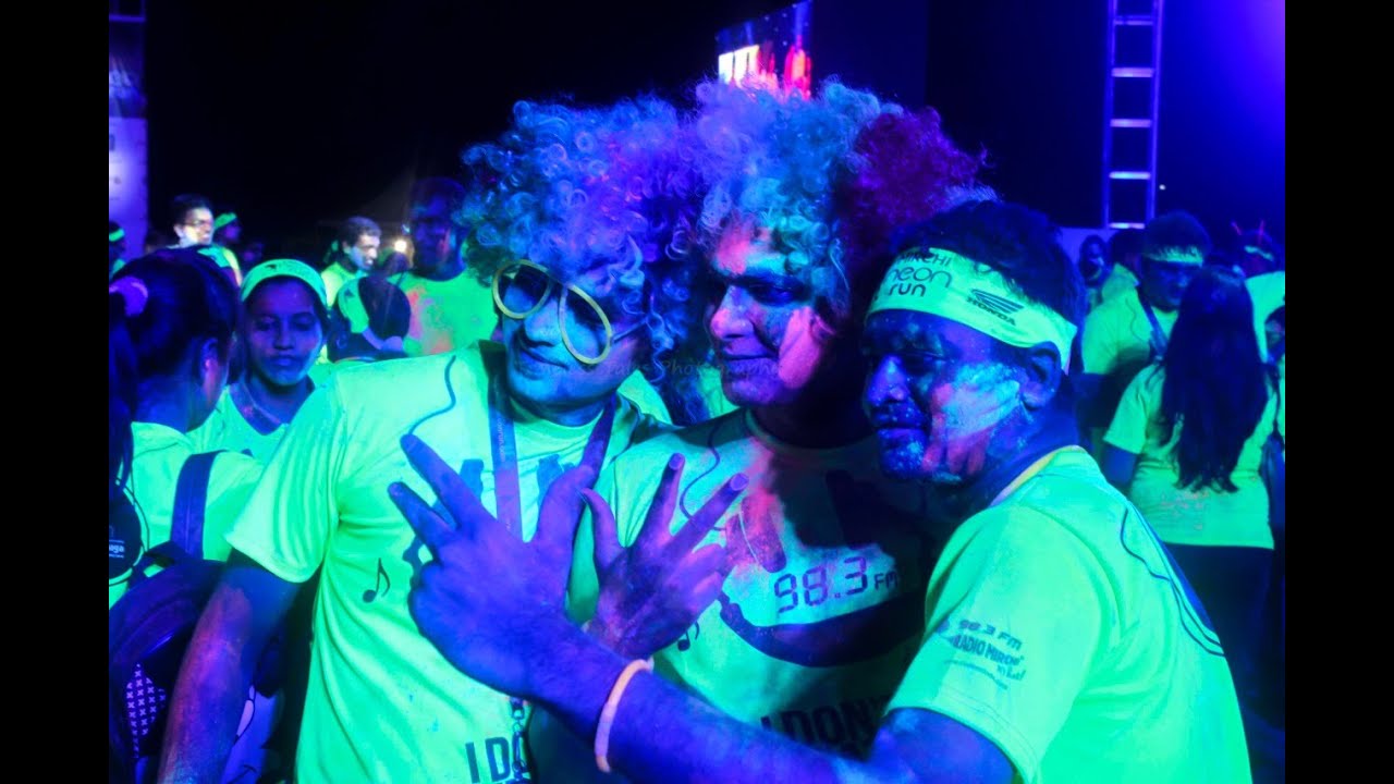 Mirchi Neon Run - YouTube