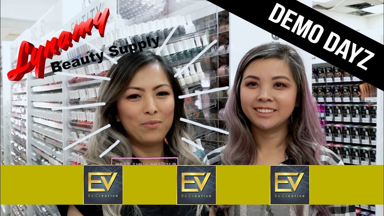 EV Nails Live Demo At Lynamy Beauty Supply - Demo Dayz Episode 5 - YouTube