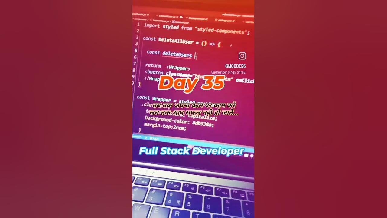 Day 35 100 Web Development Challenge 100dayschallenge Coding Webdevelopment React Code