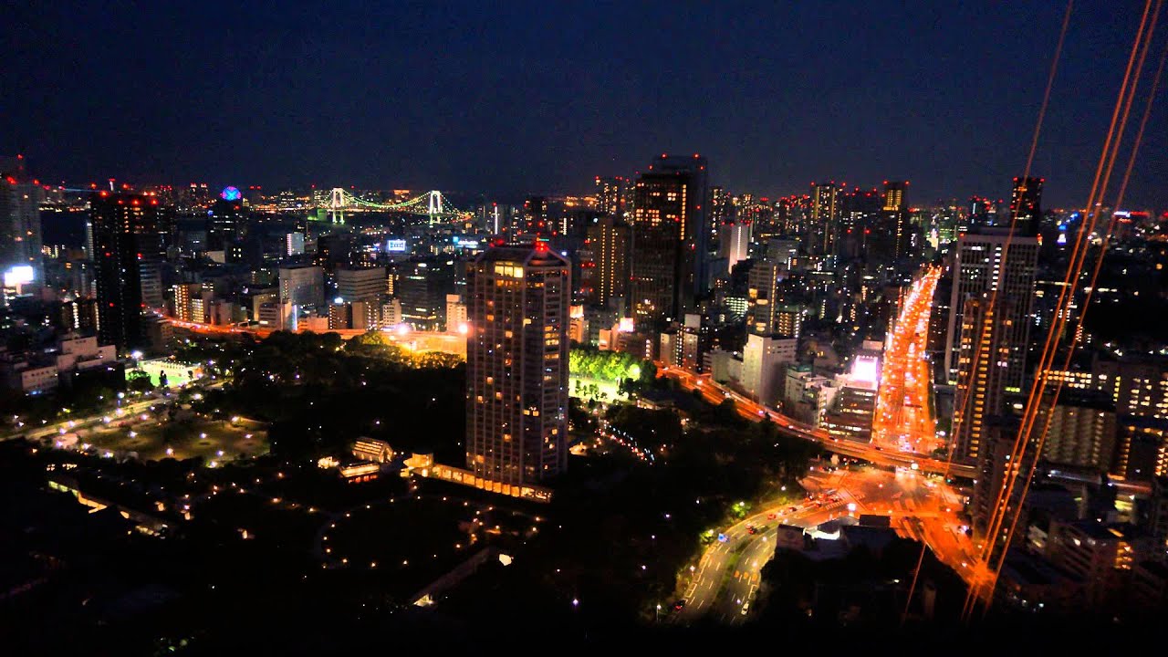 Tokyo Tower __ SONY 5R Double Zoom [Time Lapse-Night View] - YouTube