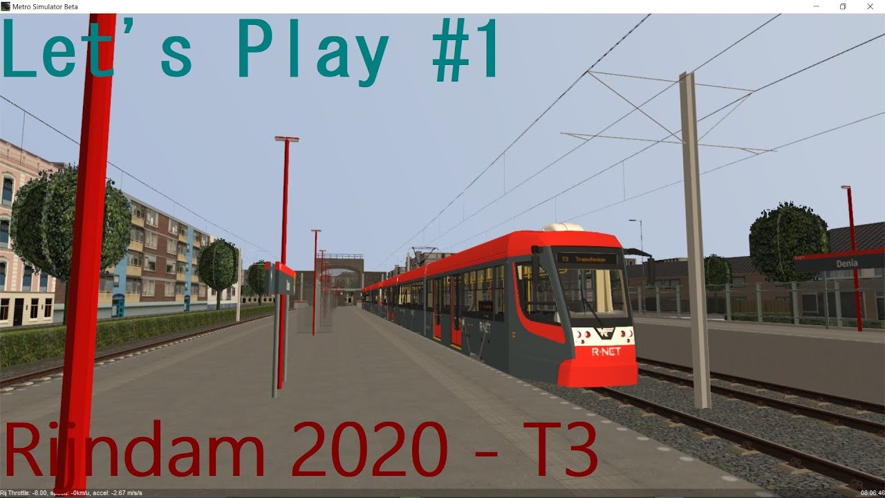 Let's Play #1 Metro Simulator Beta : T3 Rijndam 2020 T3 - YouTube