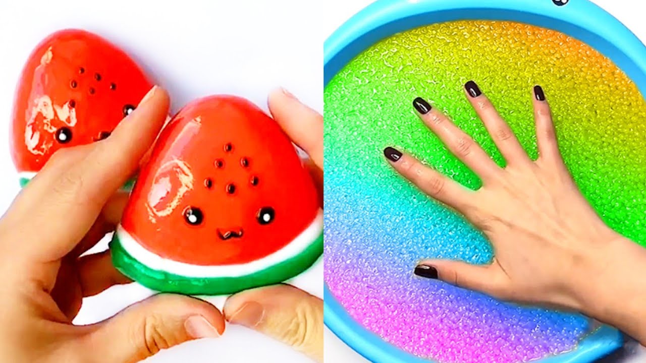 Satisfying slime videos//Most relaxing slime videos compilation ...
