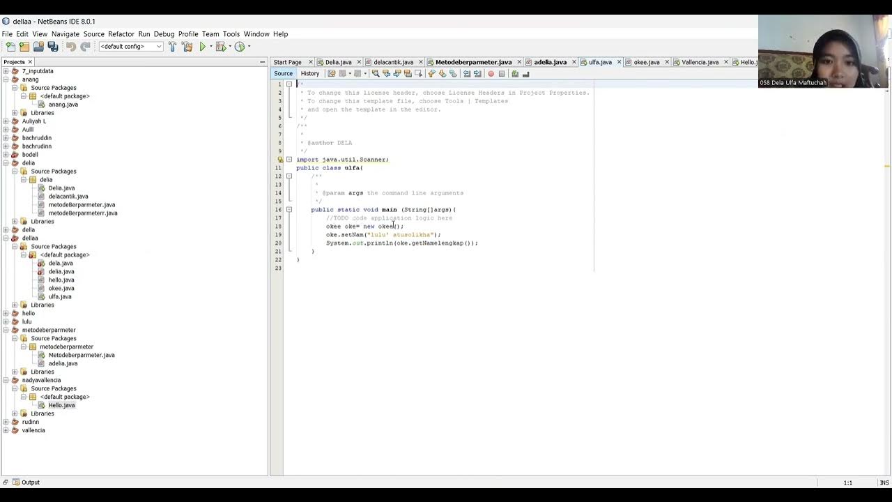 Tugas 7 ( getter dan setter {enkapulasi} ) - YouTube