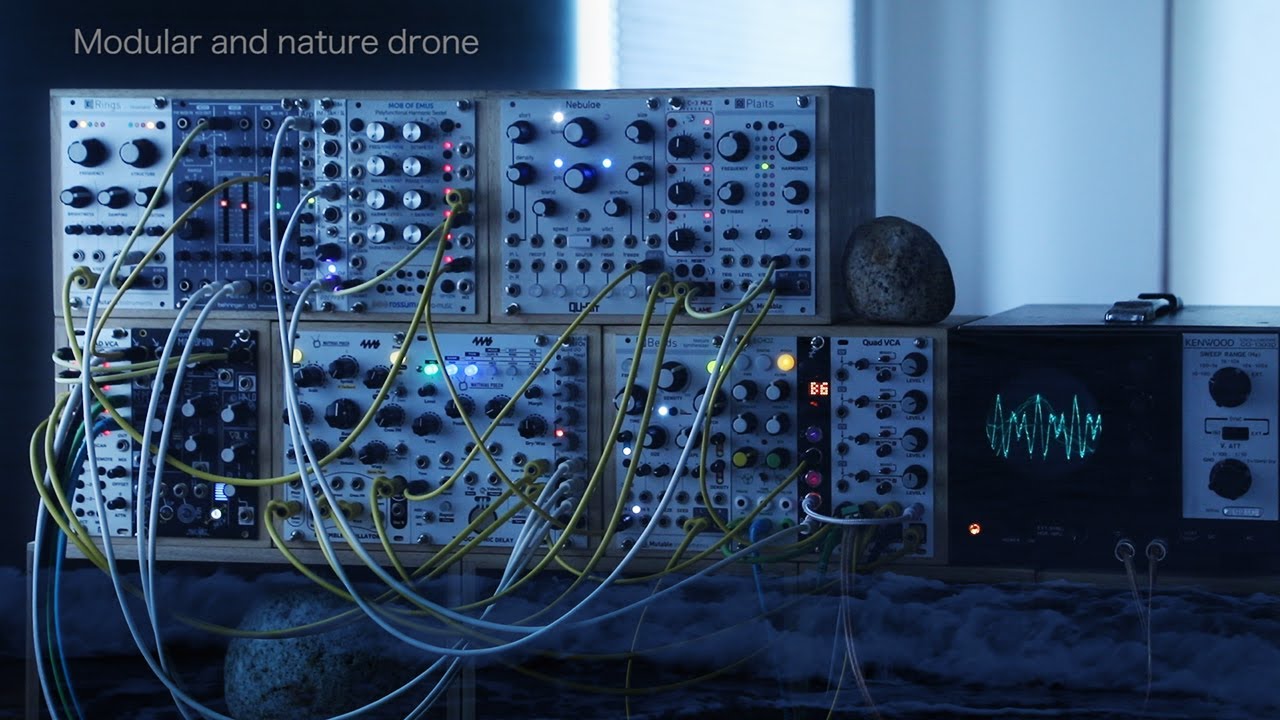 Rings + Mimeophon + Sound of The Waves Ambient Drone / System100-110 Mob of Emus Ensemble ...