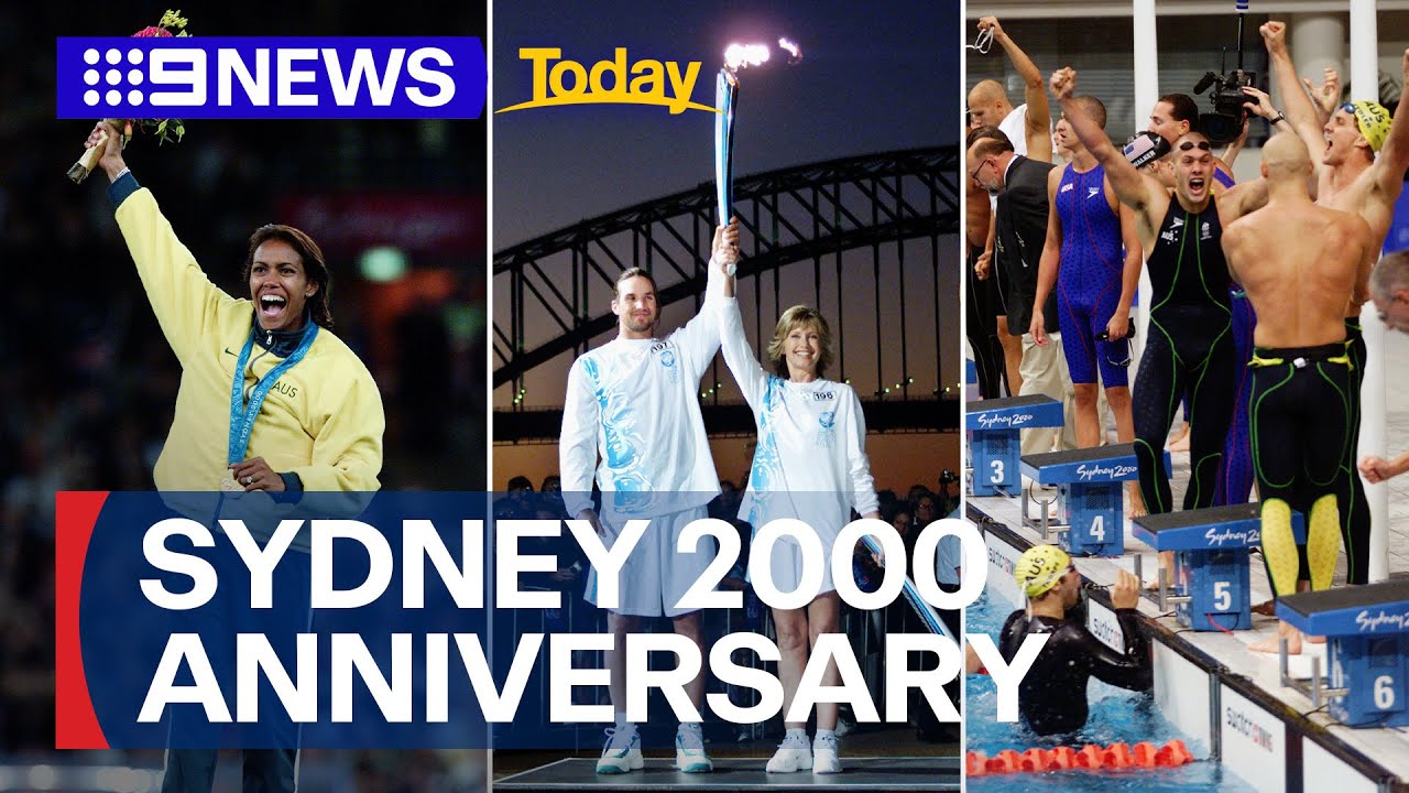 Sydney marks 25 years since Olympic Games | 9 News Australia - YouTube