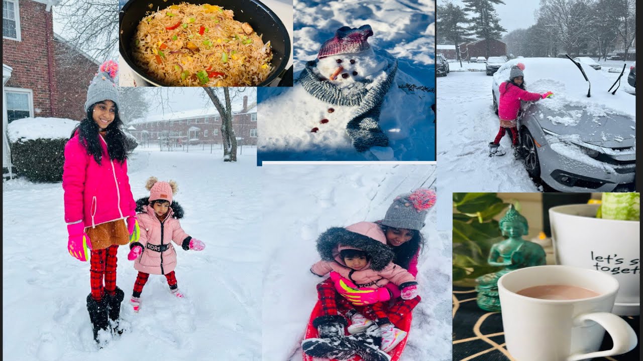 பனி நாள் வந்தாள் Day எப்படி போகும்…? | snow day Routine | school delay ...
