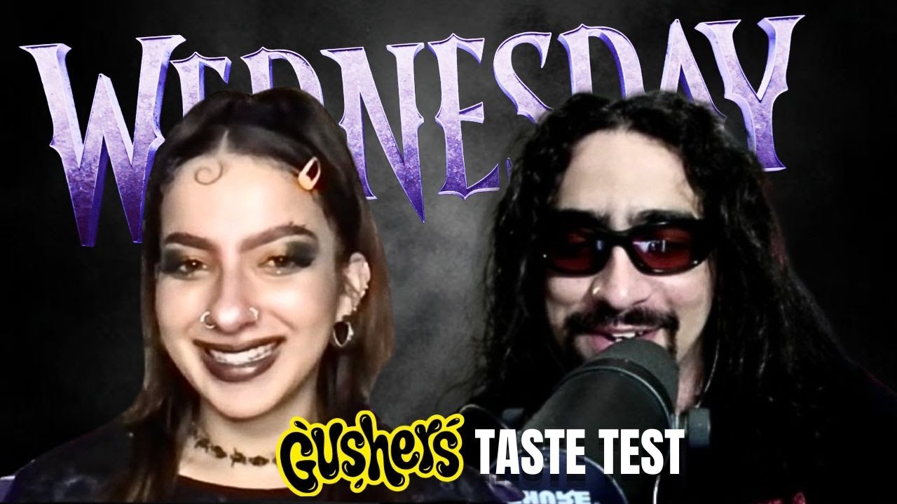 Wednesday Addams Gushers - Taste Test - YouTube