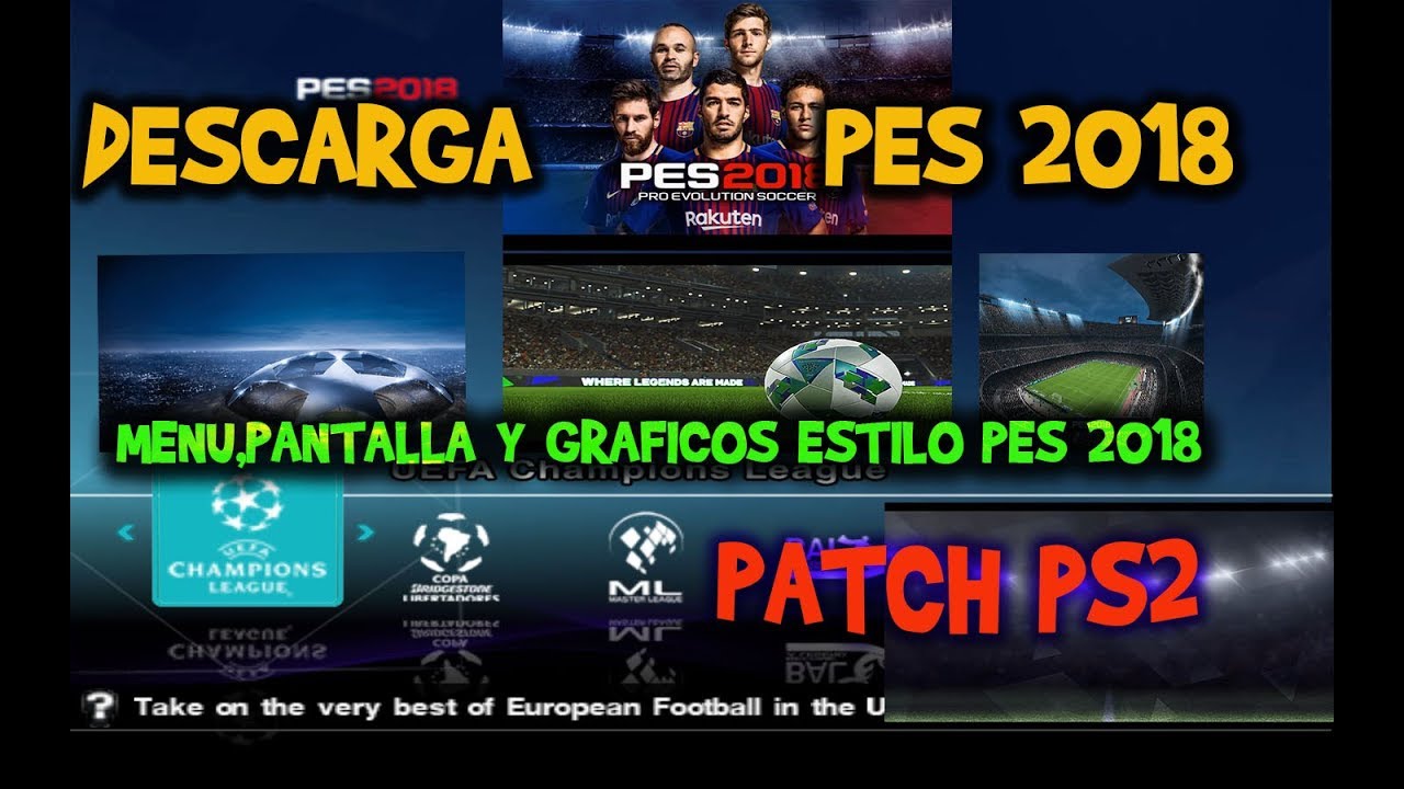 PRO EVOLUCION SOCCER 2018 EN ESPAÑOL PS2 - YouTube