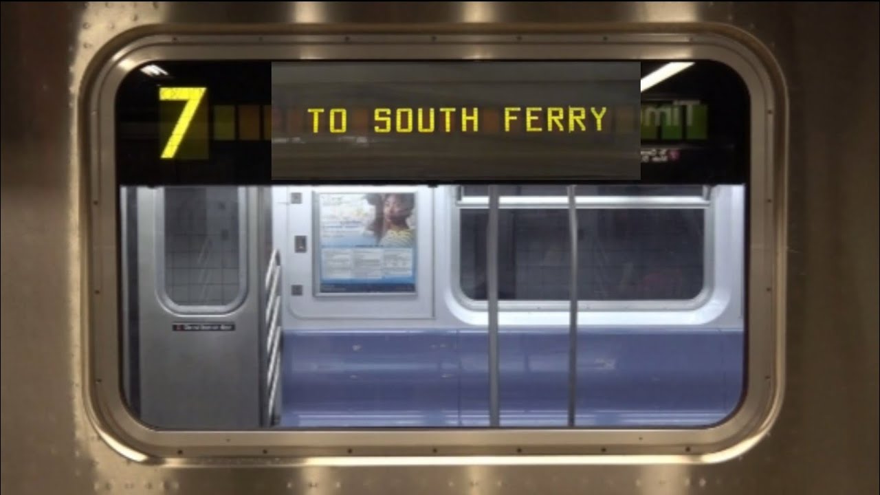 R188 (7) Train Announcements To South Ferry Via The 7th Avenue Line ...