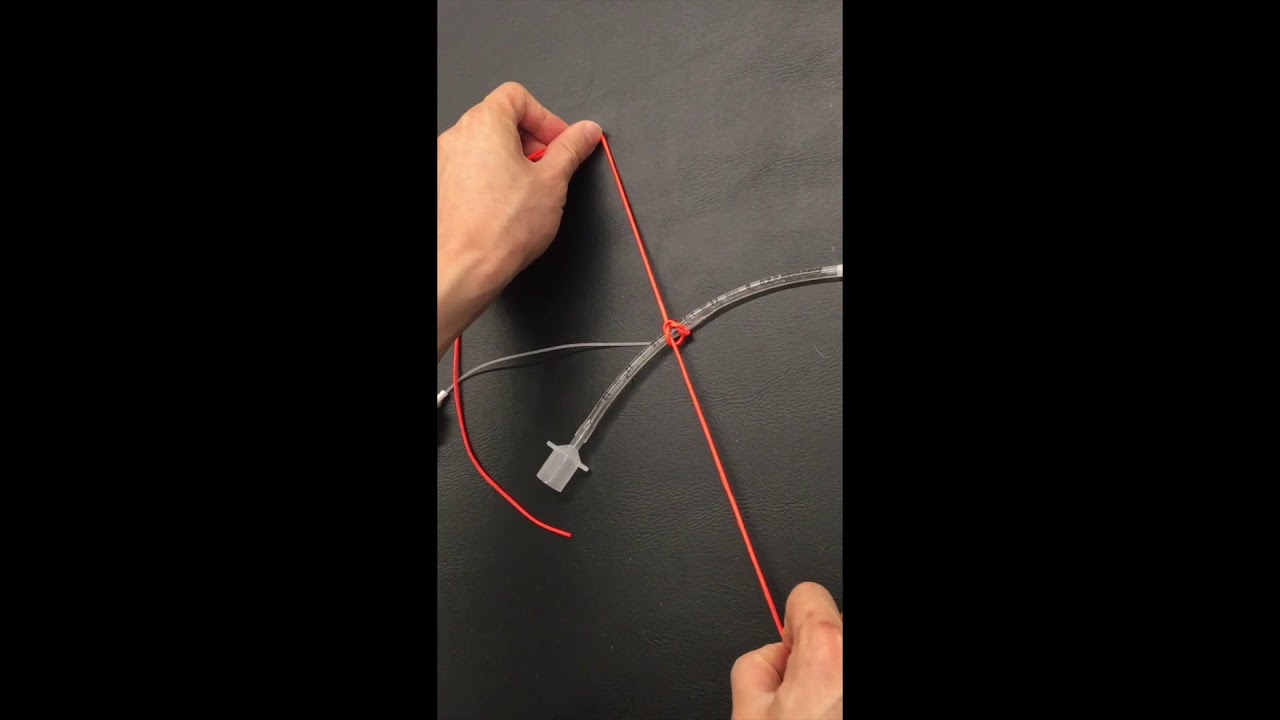 two hand tying - YouTube