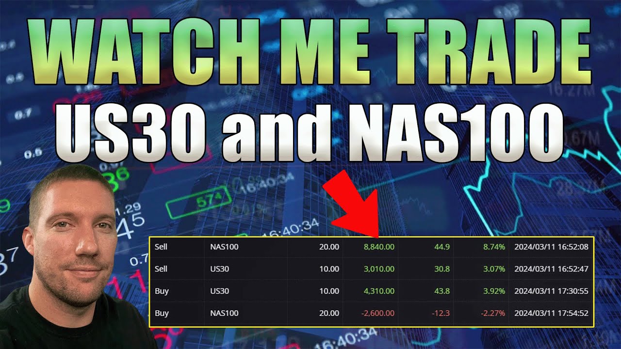LIVE TRADING SESSION- Best Nas100 and US30 Trading Strategy (3-11-24 ...