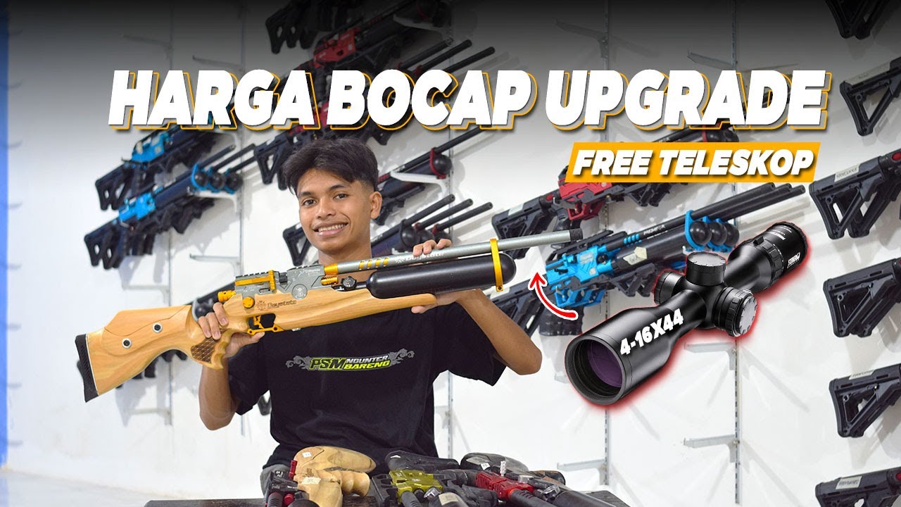 PROMO BOCAP UPGRADE FREE TELESKOP YUBEN !! HARGA SENAPAN ANGIN PCP ...