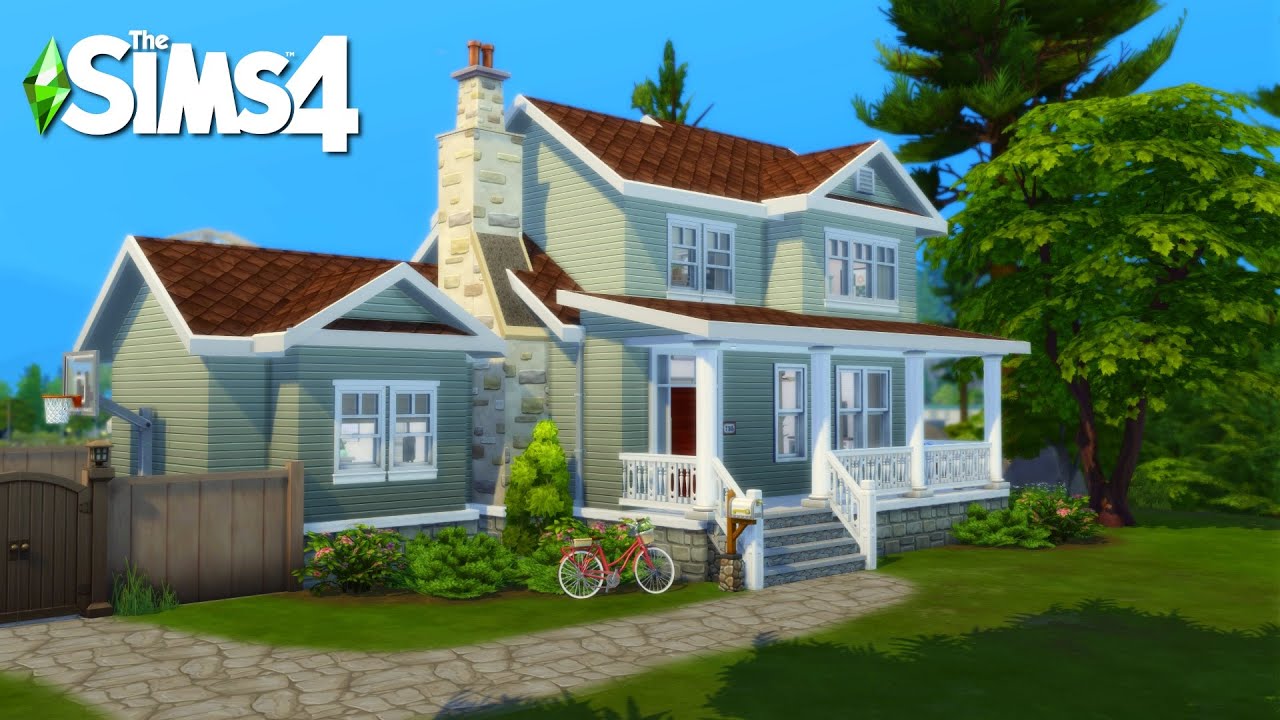 COMFY GAMER FAMILY HOME using the Comfy Gamer Kit | The Sims 4: Speed ...