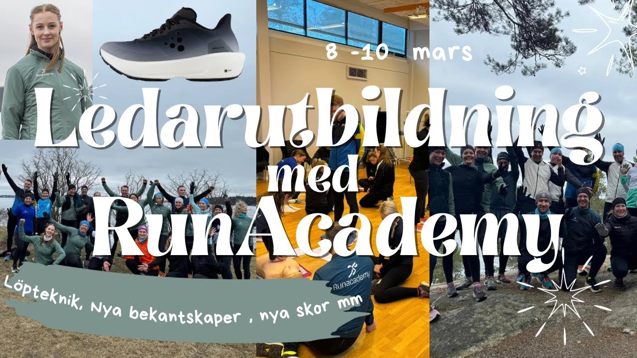 HELG VLOG- LEDARUTBILDNING MED RUNACADEMY- SHOE UNBOXING - YouTube