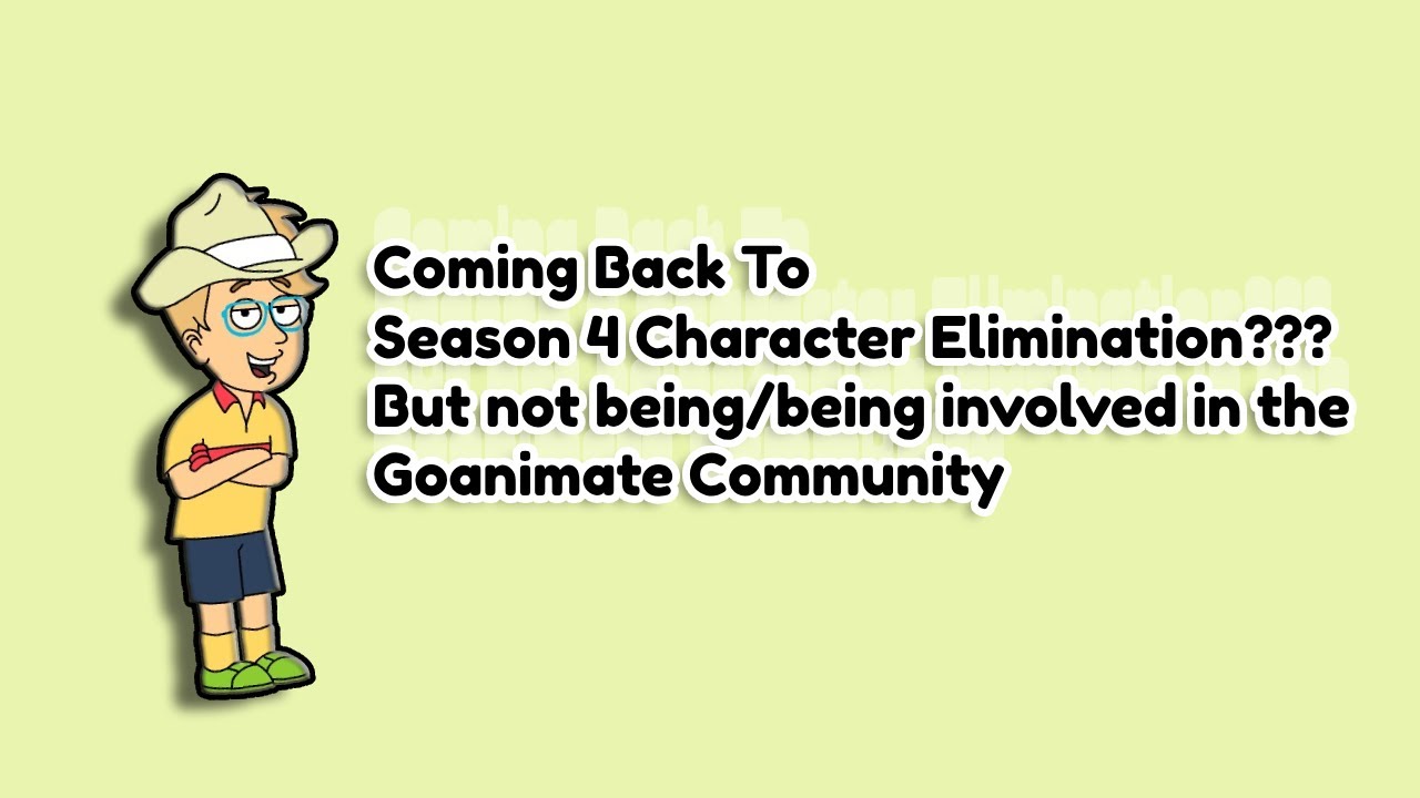 Season 4 Character Elimination Confirmed AGAIN??? (PLEASE READ ...