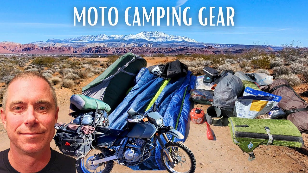 Motorcycle Camping Gear - The Basics/ General Overview - YouTube