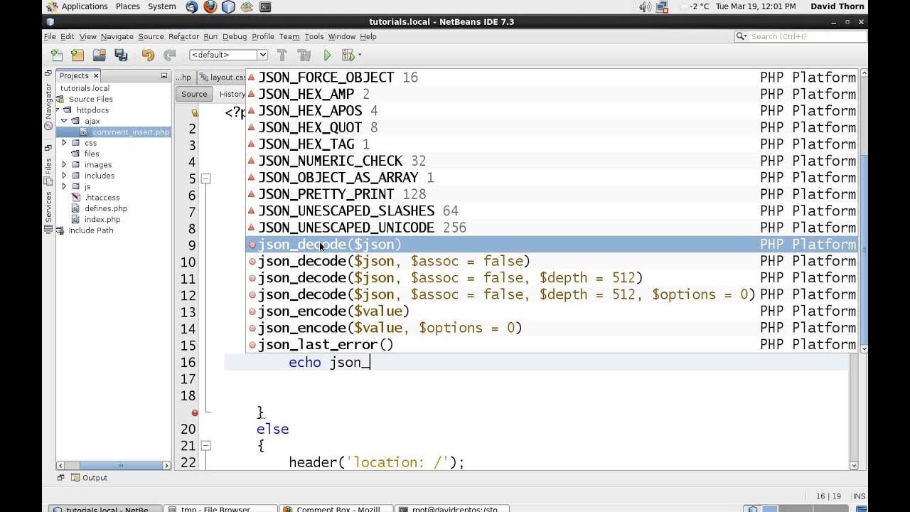 AJAX - Comment Box with [ Javascript jQuery JSON PHP MySQL ] - Step by ...