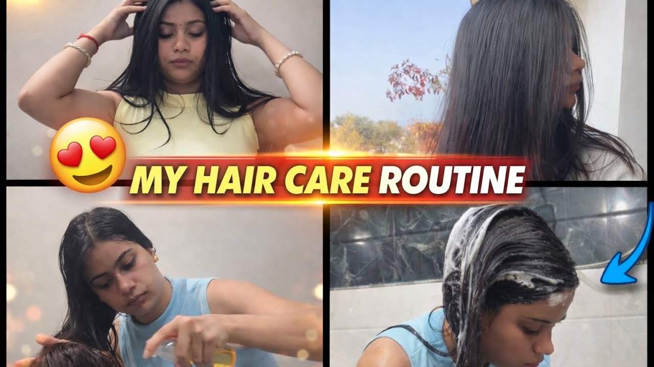 Step-by-Step Hair Oiling, Shampoo & Drying Routine for Strong Hair ...