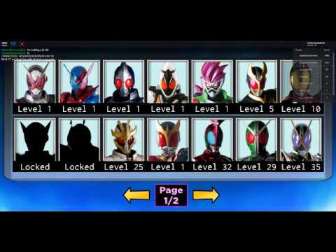 roblox kamen rider:my favourite kamen riders - YouTube